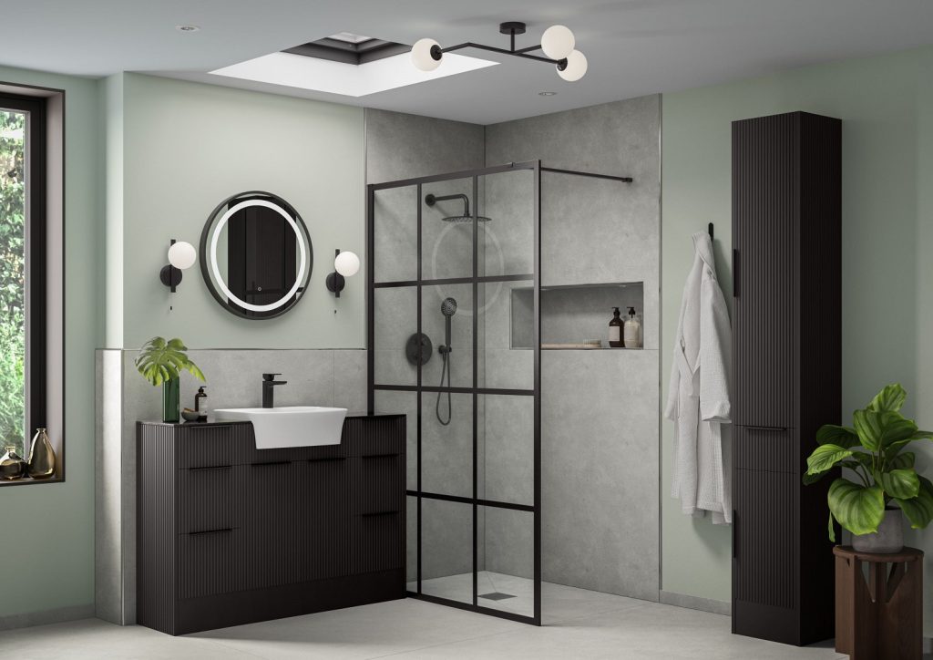 Luxurious fluted ‘Texture’ range welcomes bold graphite grey - Bathroom ...